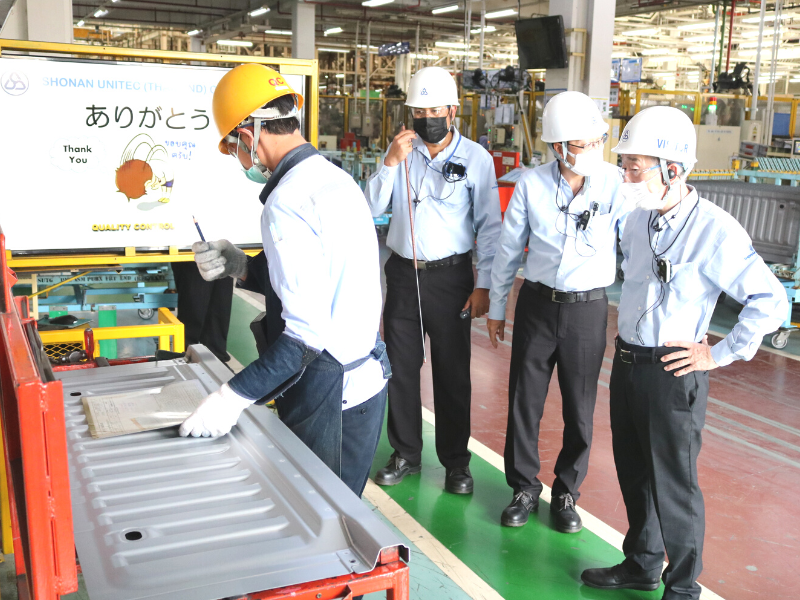 ประธานบริษัทโชนัน ยูนิเทค (ประเทศญี่ปุ่น) เยี่ยมชมโรงงานและสำนักงานใน ...